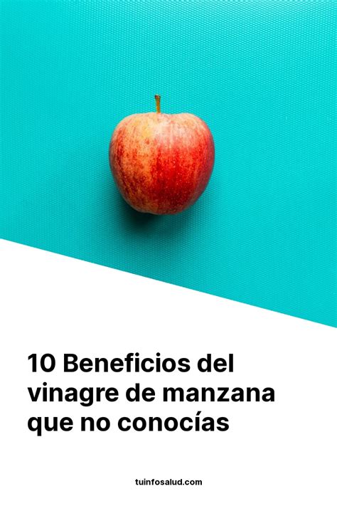 10 Beneficios del vinagre de manzana que no conocías TuInfoSalud