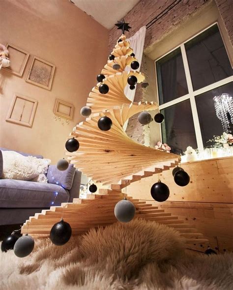 Wooden Spiral Christmas Tree 2021 2022 Eco Christmas Tree Etsy