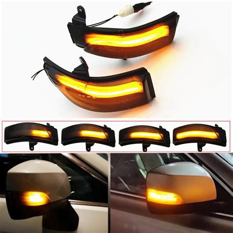 2Pcs LED Rearview Side Mirror Indicator Blinker Repeater Lights For