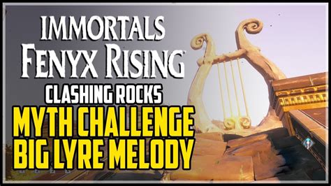 Clashing Rocks Myth Challenge Big Lyre Immortals Fenyx Rising YouTube