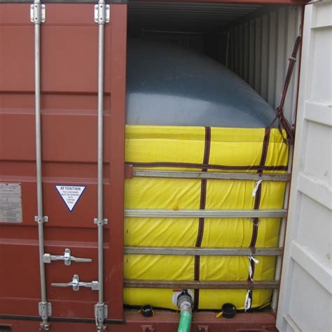 SGS 20FT Container Flexitank For Plastic Bulk Liquid Transport Adopt