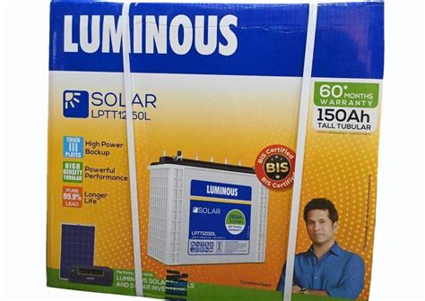 Luminous Solar LPTT12150L 200 Ah Tall Tubular Inverter Battery At Rs