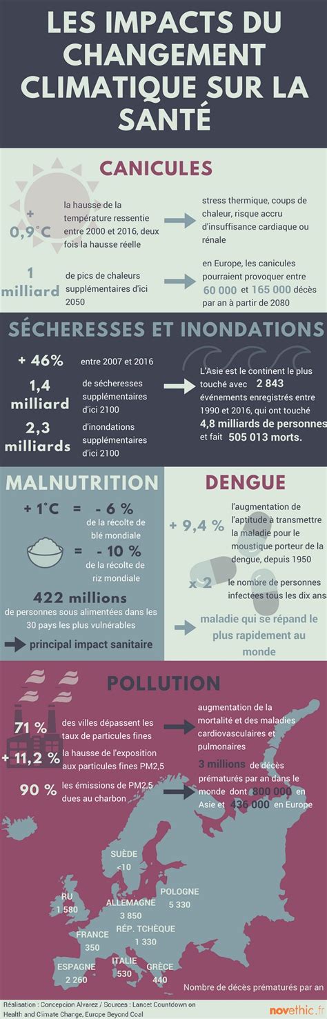 INFOGRAPHIE Comment le changement climatique impacte déjà notre santé