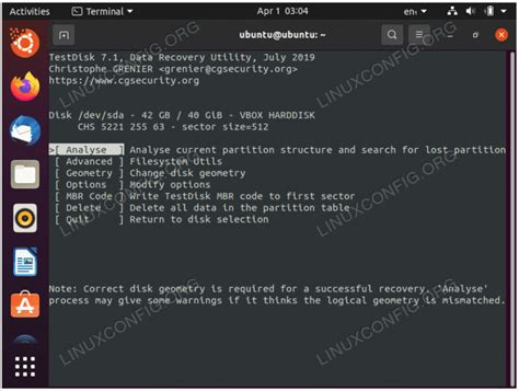 How To Recover Partition Table In Linux Linux Tutorials Learn Linux