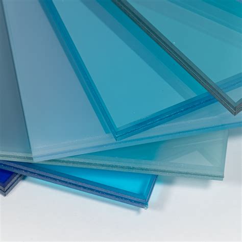 Vsg Mit Farbfolie Blaut Ne Glas Tr Sch Ag