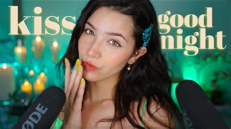 4K ASMR Kisses Goodnight For You With Hand Movements YouTube