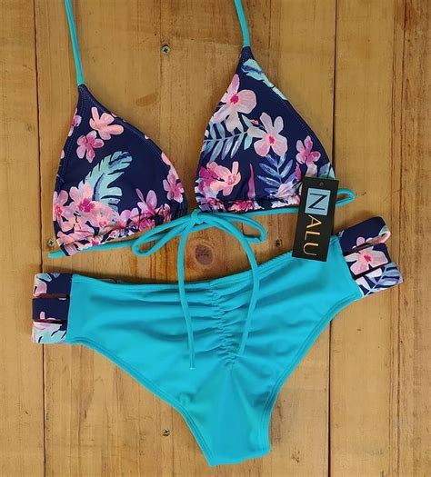 Trajes de baño Nalu en Instagram El bikini en triángulo es un básico