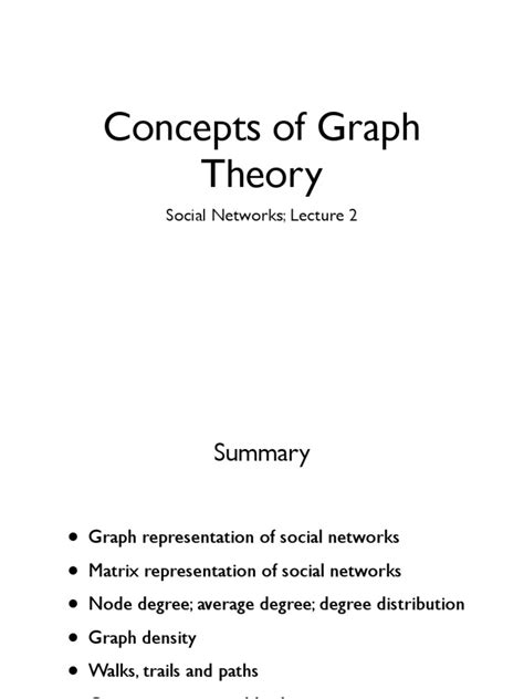 2 graph theory pdf vertex graph theory social network