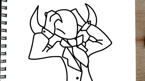 Como Dibujar A SLENDER MAN FNF PASO A PASO De Friday Night Funkin YouTube
