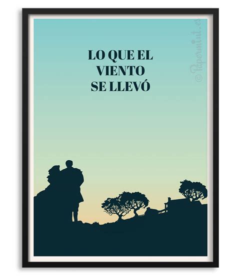 Póster Lo que el viento se llevó Papermint