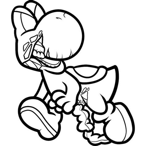 25 Desenhos Do Yoshi Para Imprimir E Colorir Pintar