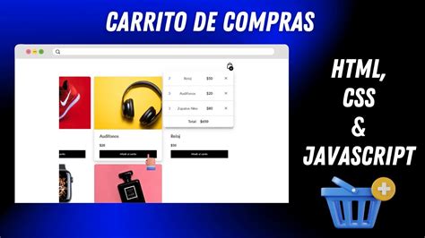 Cómo hacer un carrito de compras con Javascript desde cero Práctica