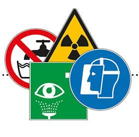 Pictogrammes de signalisation de santé et de sécurité au travail