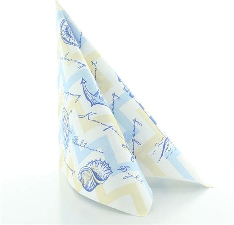 Sovie HORECA Serviette Maritim Airlaid Servietten 40x40 Cm
