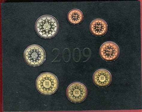Portugal KMS 3 88 Euro 2009 Kursmünzensatz 1 Cent bis 2 Euro Bankfrisch