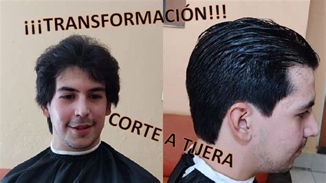 Corte clásico de hombre a tijera Corte de cabello clásico a tijera