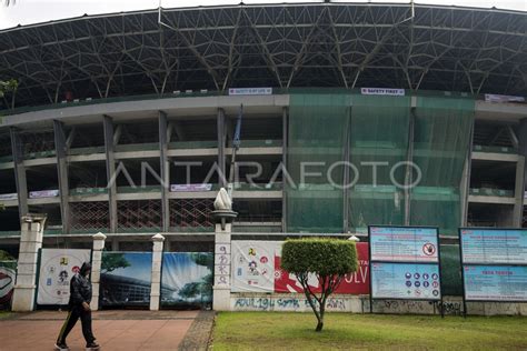 Renovasi Kompleks Gbk Antara Foto