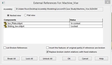 SOLIDWORKS Assembly External Reference Best Practices