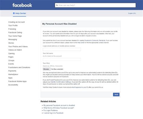 How To Recover A Disabled Facebook Account Valibyte