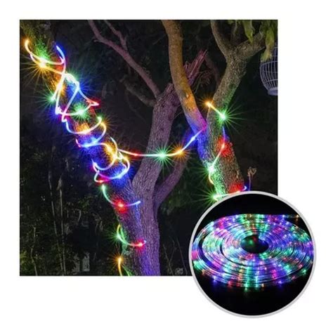 Manguera Luz Led 10 Metros Multicolor 3 Vías 180 Luces 2403 Cuotas
