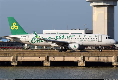 B 1893 Spring Airlines Airbus A320 214 WL Photo By ZGGGRWY01 ID