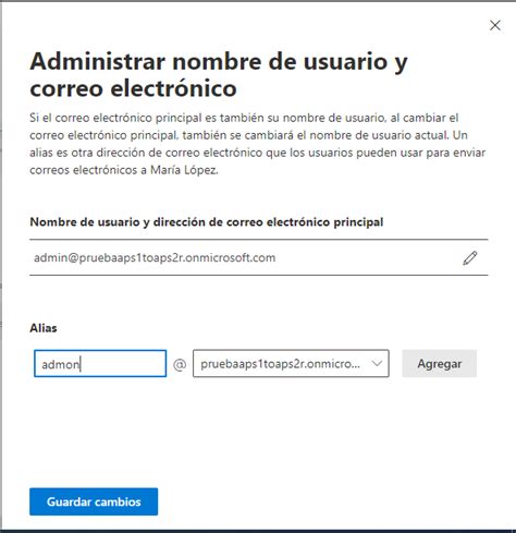 Modificar La Cuenta De Un Usuario De Microsoft Hostalia Centro