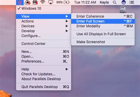 Use External Monitors Full Screen With Parallels Desktop For Mac