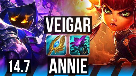 VEIGAR Vs ANNIE MID 9 0 5 66 Winrate Legendary TR Master 14