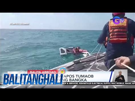 Nailigtas Matapos Tumaob Ang Sinasakyang Bangka Videos Gma News