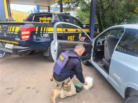 PRF apreende nove quilos de cocaína escondidos em carro em Caxias do