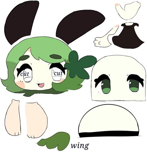 By Wasu Art Paper Doll Template Art Template Paper Puppets Paper