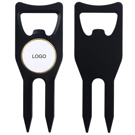 Oem Factory Custom Golf Ball Marker Bottle Opener Repair Golf Divot