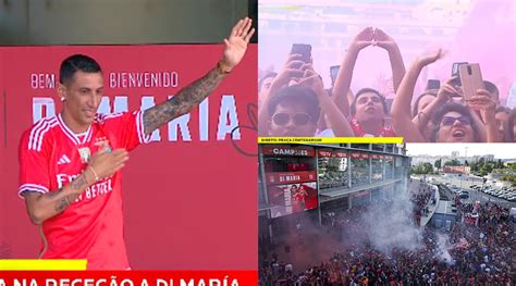 El impresionante recibimiento para Ángel Di María por la afición del