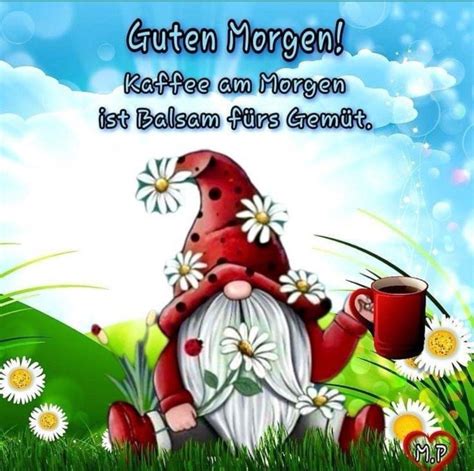 There Is A Gnome Sitting In The Grass With Daisies On His Feet And
