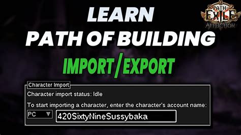 Subtractem A Guide To Importing Exporting And Options In Path Of