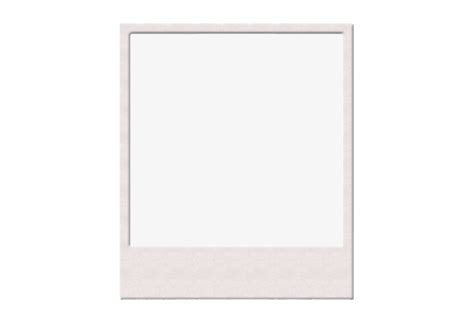 Polaroid Blank Photo Frame Minimalist Design Template PNG PNG All