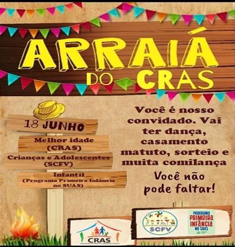 Iguaí Arraiá do Cras acontecerá nesta terça feira 18 IGUAIMIX