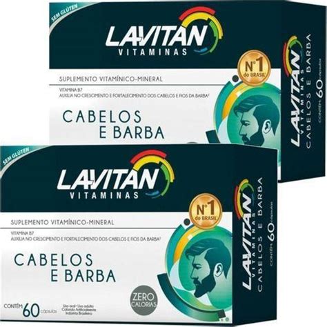 Lavitan Mais Hair 60caps Queda Intensa Cabelos E Barba C 2 Cimed