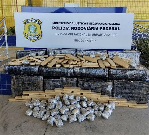 PRF Prende Traficante E Apreende Mais De Meia Tonelada De Drogas