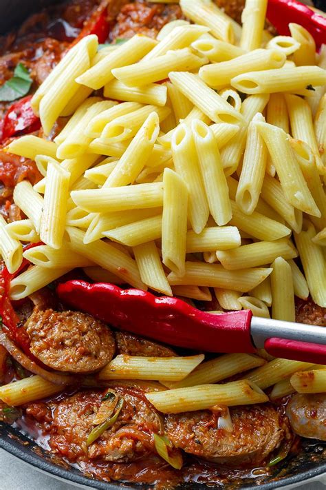 Sausage Pasta Skillet Recipe Eatwell101