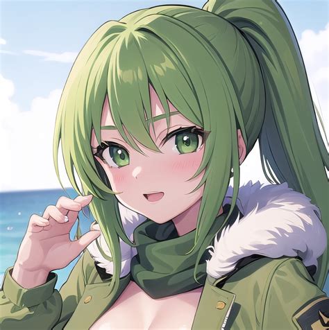 Ai Art Lora Model Naked Winter Coat Pixai