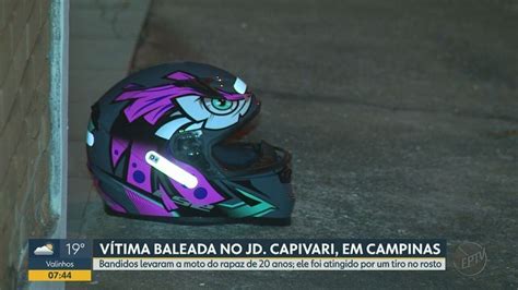 Jovem Baleado No Rosto Ao Tentar Evitar Roubo De Moto Em Campinas