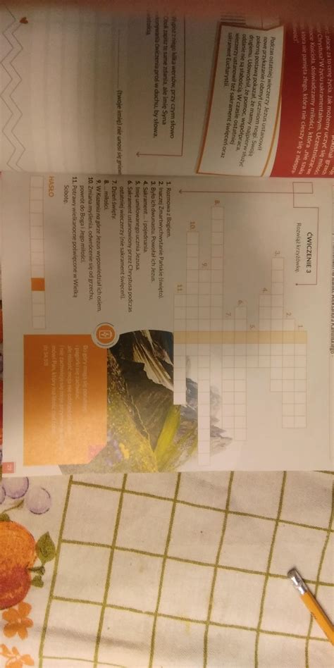Religia klasa 8 str 29 zad 3 rozwiąż krzyżówkę dam naj Brainly pl