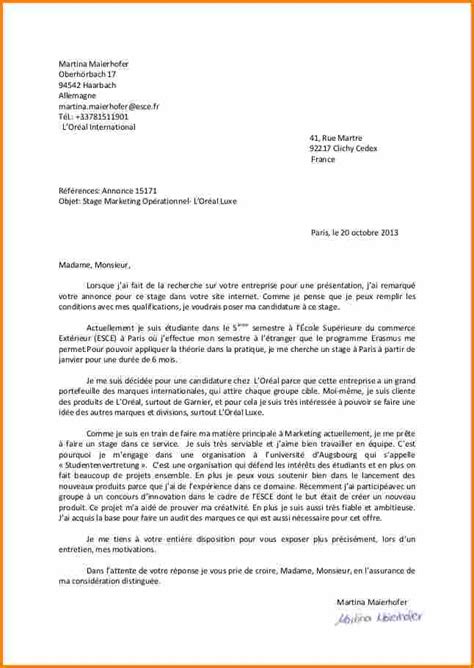 Lettre De Motivation Pour Admission Ecole Laboite Cv Fr