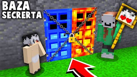Bebe Gani Ma Salveaza Din BAZA SECRETA A FANEI NEBUNE Din Minecraft