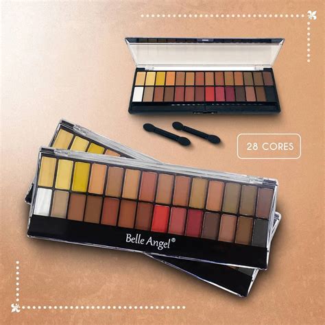 Paleta De Sombra 28 Cores Belle Angel