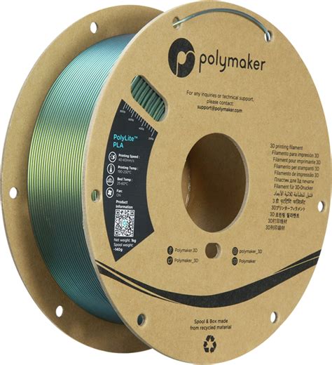 Polymaker PolyLite PLA Starlight Aurora 3DJake Deutschland