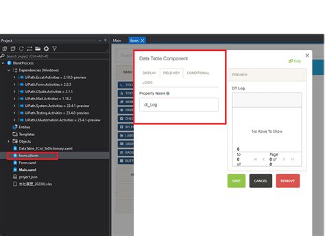 How To Pass A DataTable To A UiPath Form In Version 23 4 1 Preview