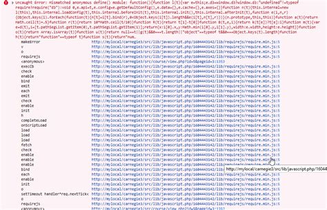 D3 Js I M Getting A Uncaught Error Mismatched Anonymous Define