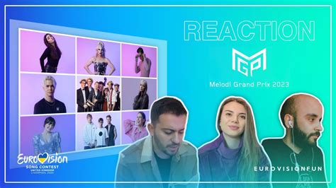 Eurovisionfun Reacts To MGP 2023 Songs Eurovision 2023 Norway